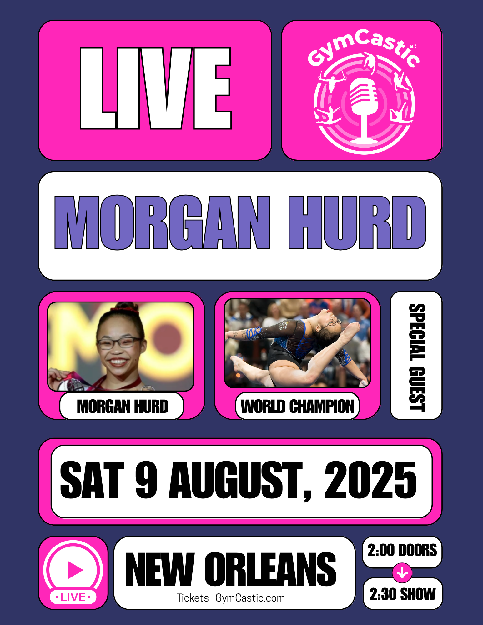 Behind The Scenes: MORGAN HURD WEEK! - GymCastic